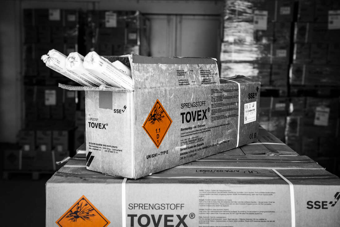 TOVEX Sprängmedel Vattengelsprängämne | SSE Sverige